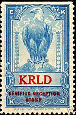 Early Dallas Radio & “Verified Reception Stamps” | Flashback : Dallas