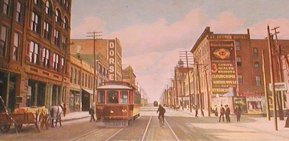 A Painterly View of Commerce Street | Flashback : Dallas