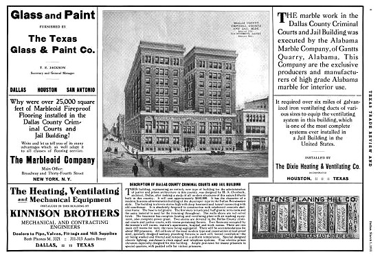 Dallas County Criminal Courts Building and Jail — 1915 | Flashback : Dallas