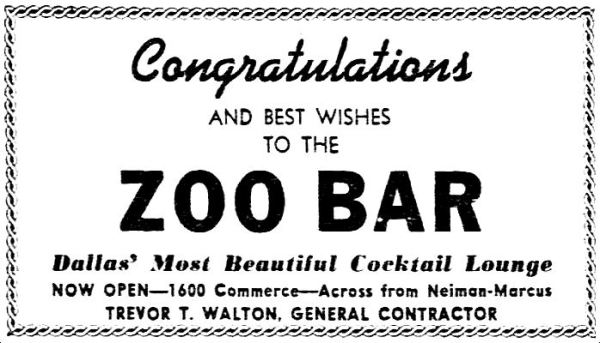 Gene’s Music Bar, The Lasso Bar, and The Zoo Bar | Flashback : Dallas