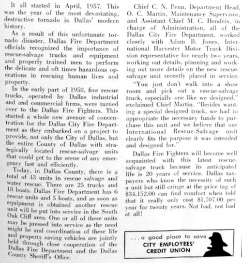 Dallas Fire Department | Flashback : Dallas