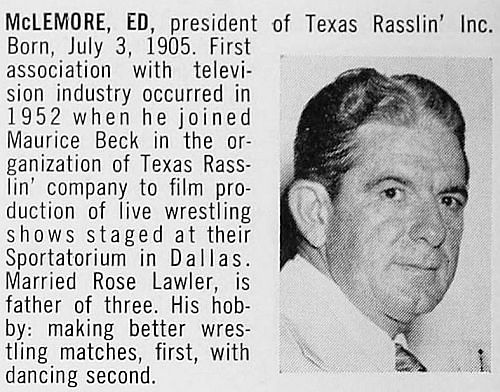 Texas Rasslin’ at the Sportatorium — 1959 | Flashback : Dallas