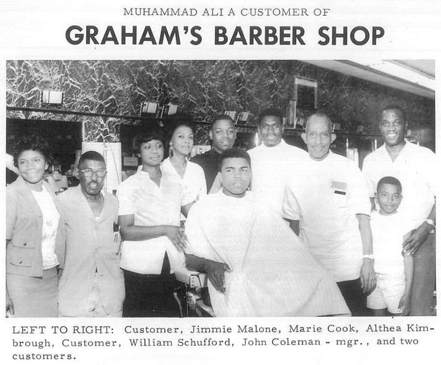 Muhammad Ali Visits Graham’s Barber Shop — ca. 1967 | Flashback : Dallas